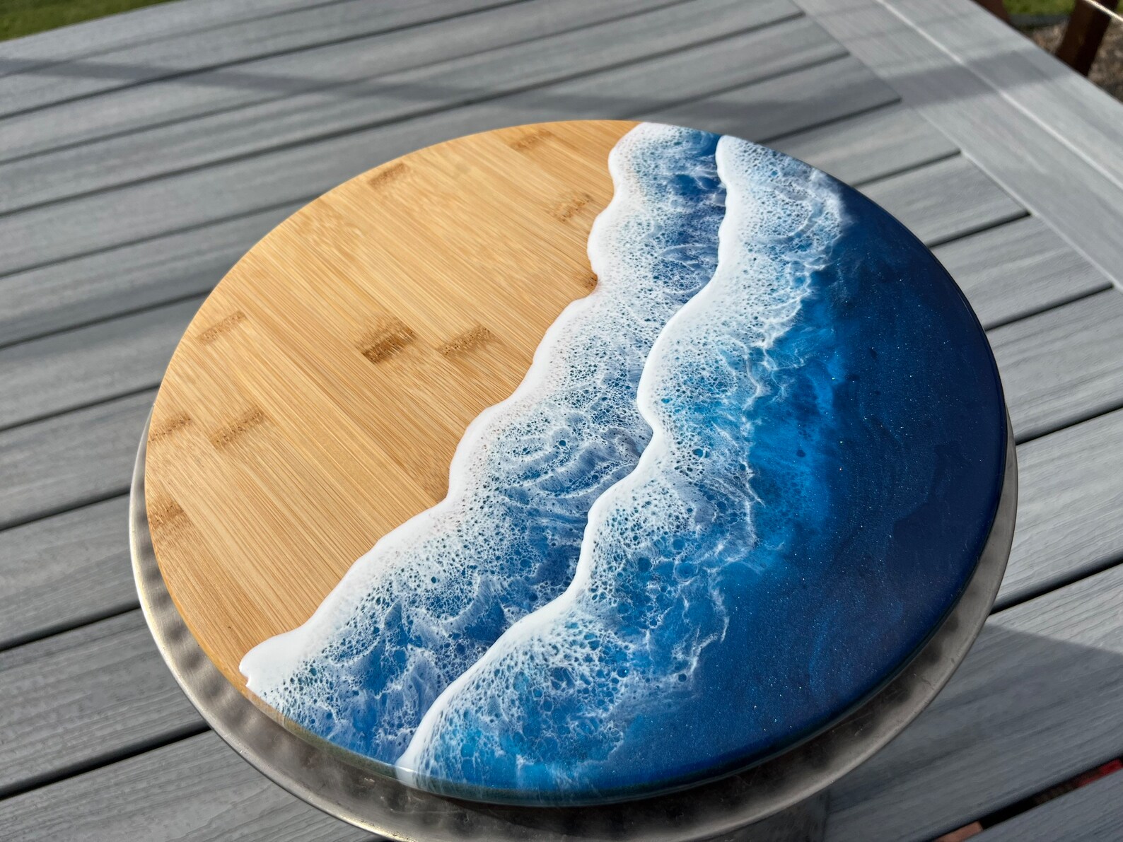 Ocean Waves Lazy Susan - Etsy