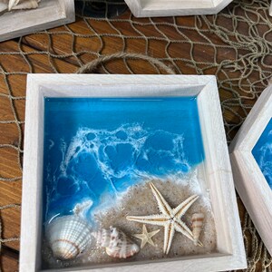 Ocean Waves and Sea Shell Seascape Wall Art - Etsy