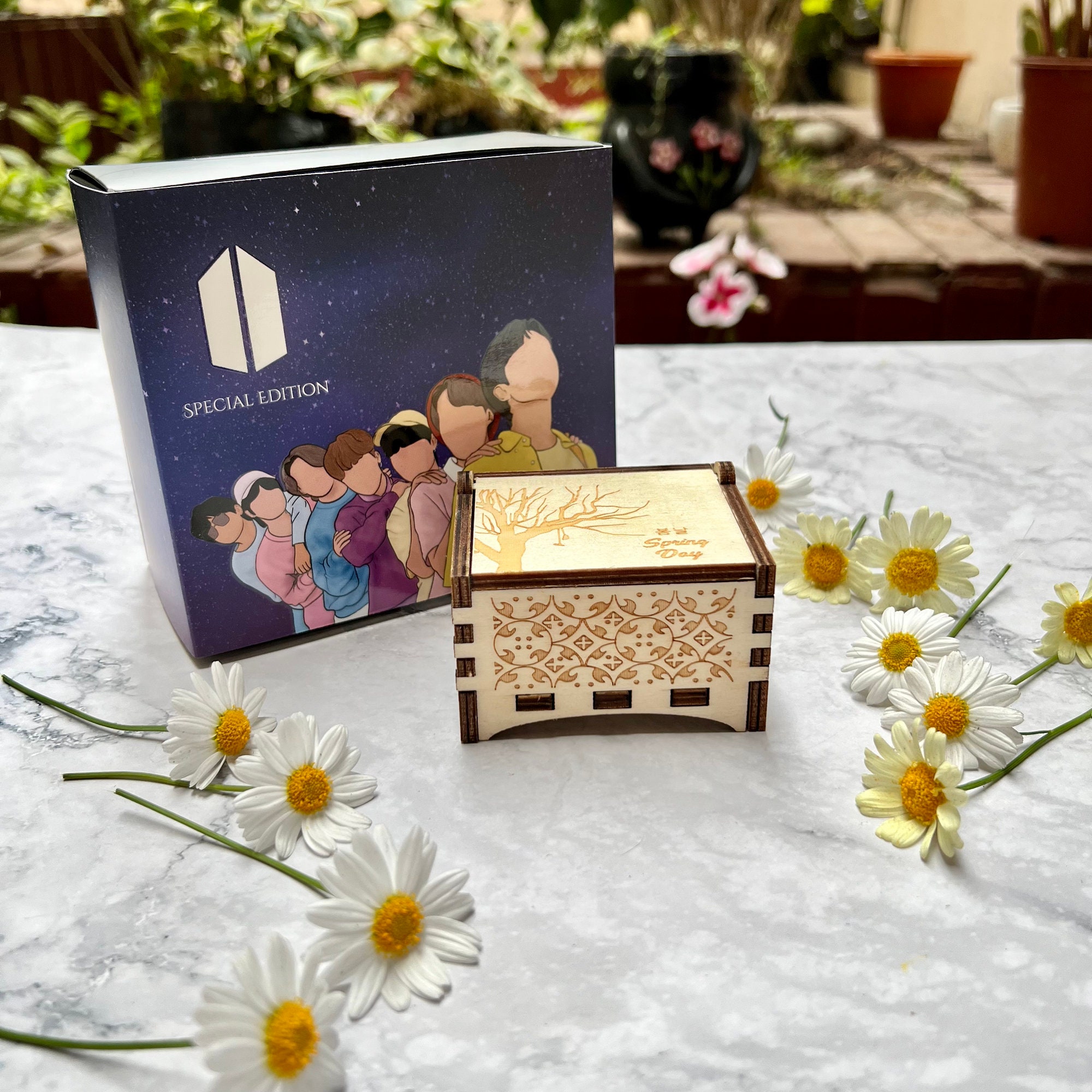 BTS Spring Day Music Box - Etsy