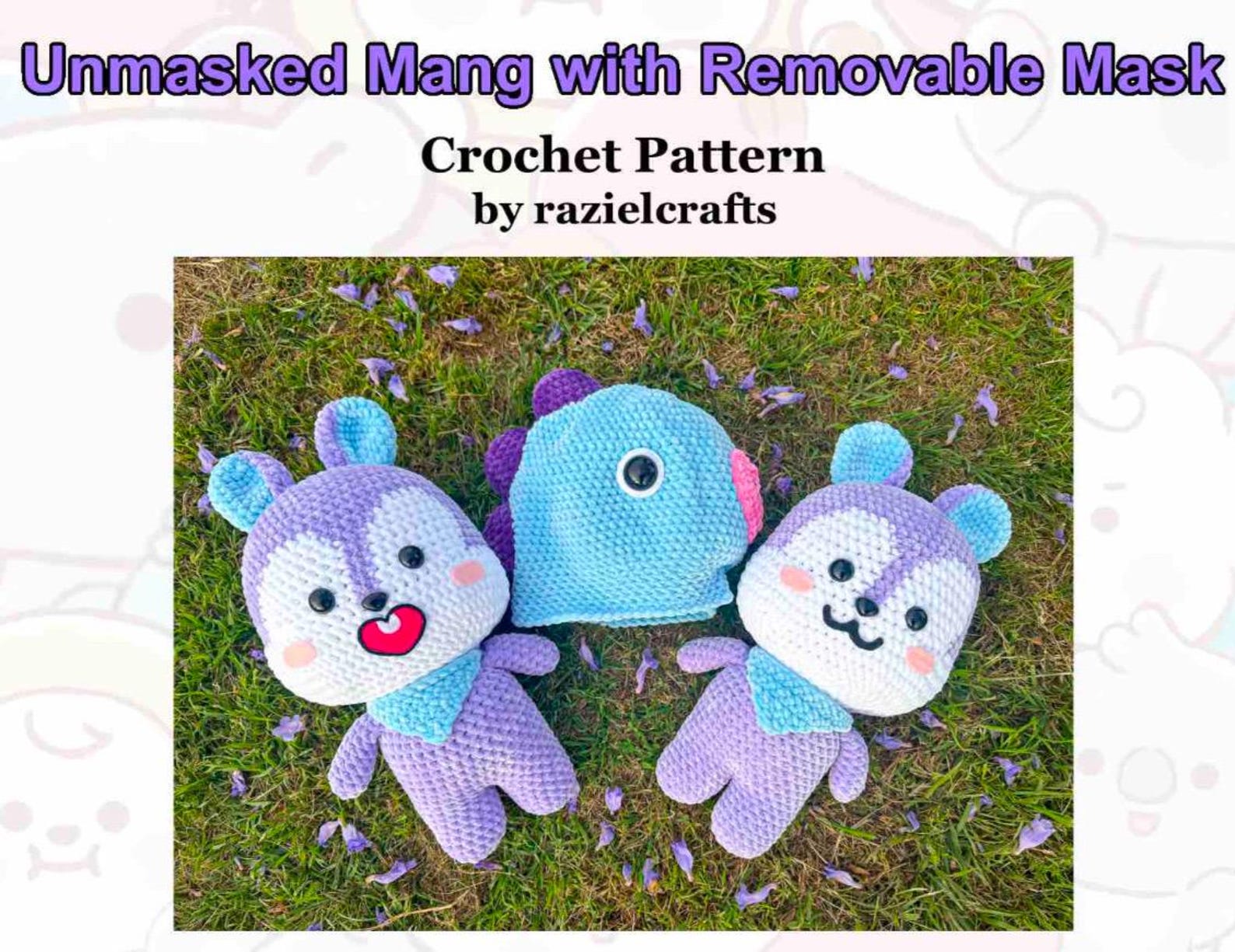 Pattern for Unmasked Mang With Removable Mask - Etsy
