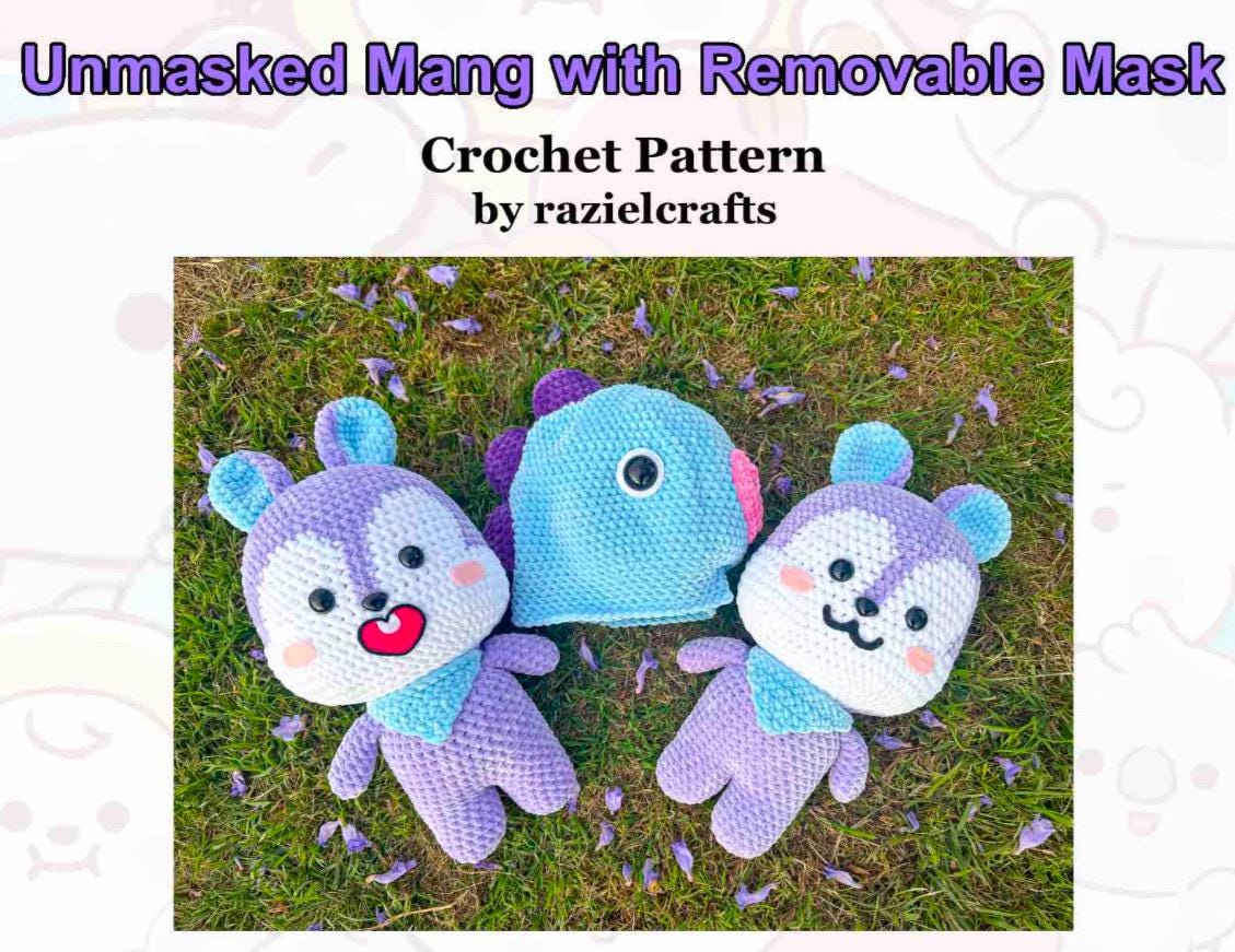 Pattern for Unmasked Mang With Removable Mask - Etsy