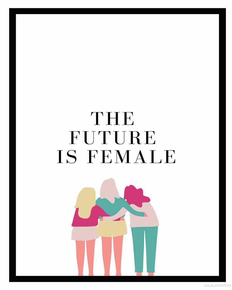 Feminism Print Set | Future is Female Poster | 5 Prints Included ...