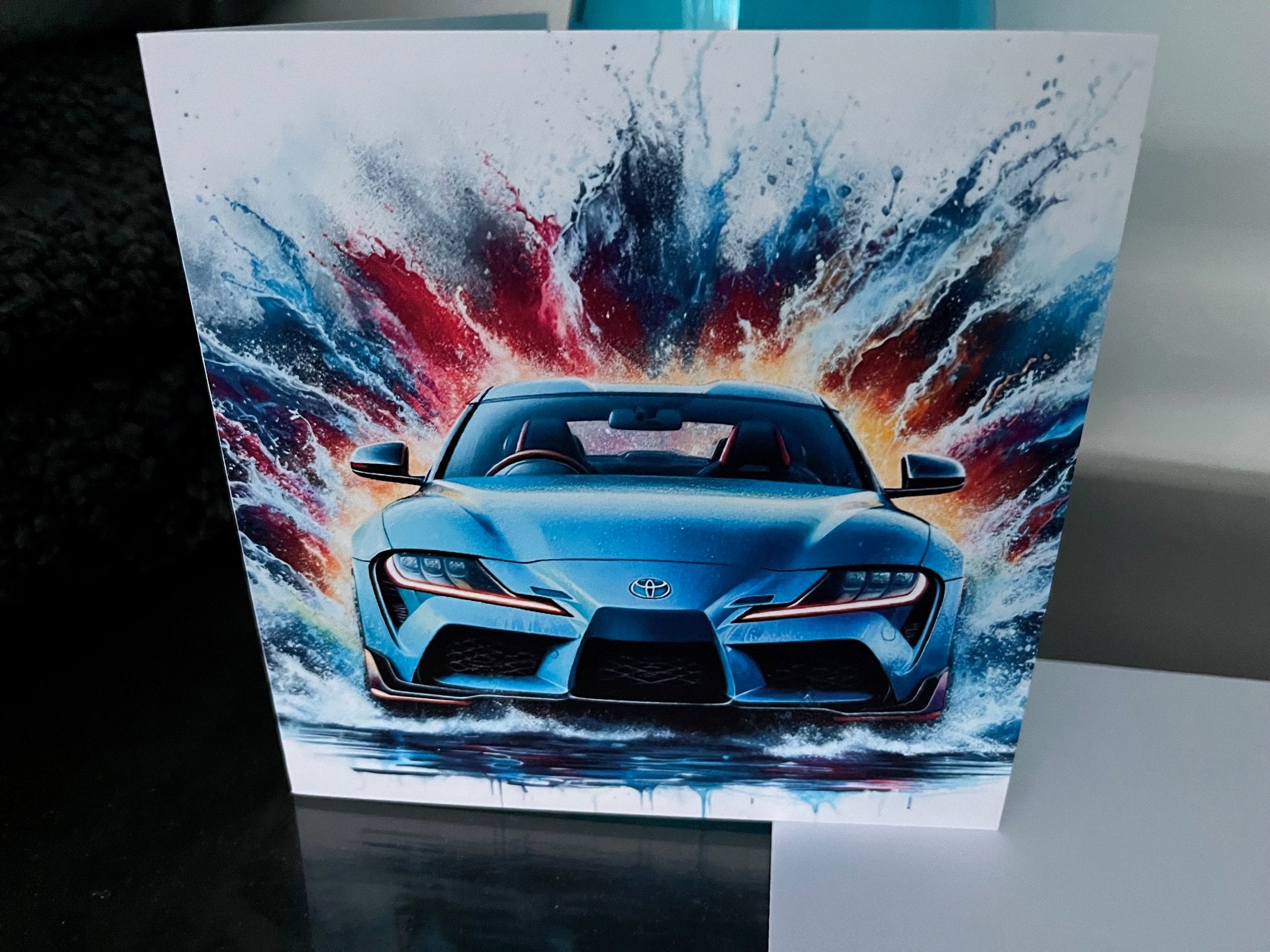 Toyota Supra Car Birthday Greetings Card Classic Sports Car - Etsy