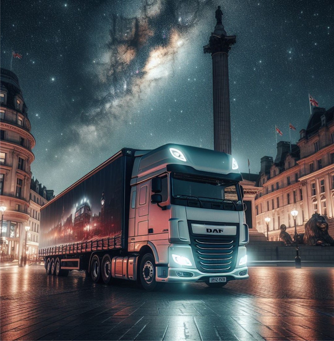 HGV Lorry Truck DAF Etc Birthday Greetings Card - Etsy