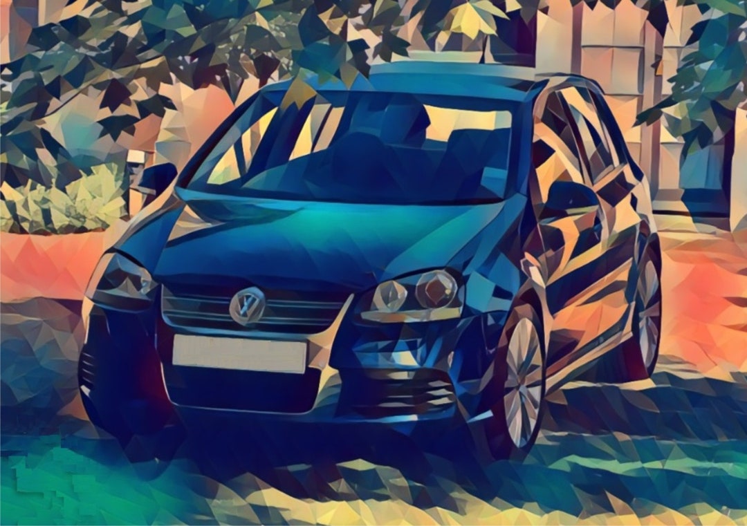 VW Volkswagen Golf R32 by Classic Car Cards Birthday Greetings Card - Etsy