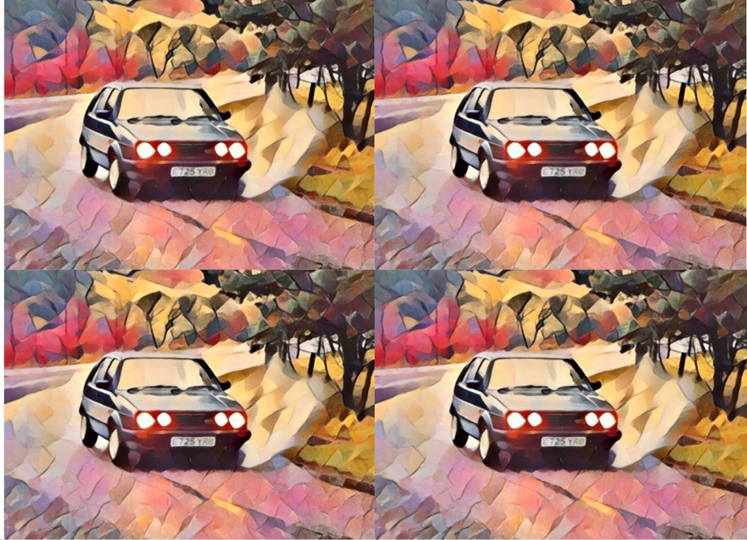 VW Volkswagen Golf Gti Classic Car Birthday Greetings Card - Etsy