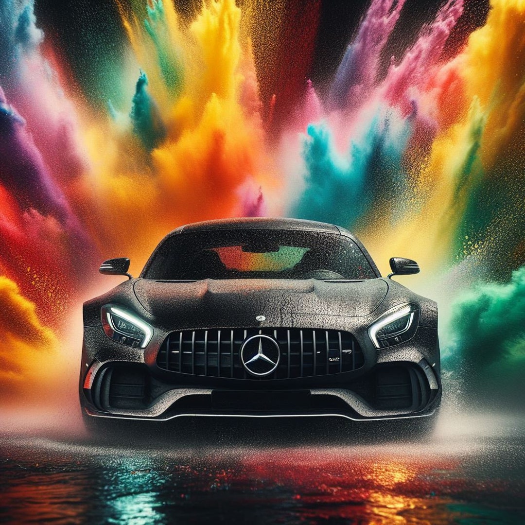 Mercedes-benz GTR Birthday Card by Classic Car Cards - Etsy