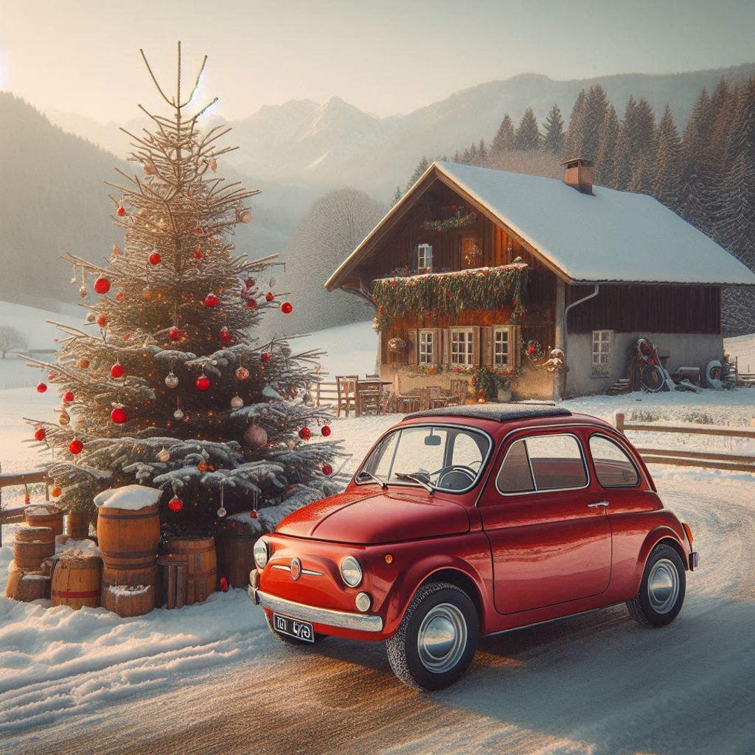 Classic Car Christmas Cards E Type Austin Healey MGB Triumph Spitfire ...