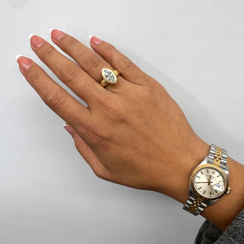 Chunky Gold Ring - Etsy