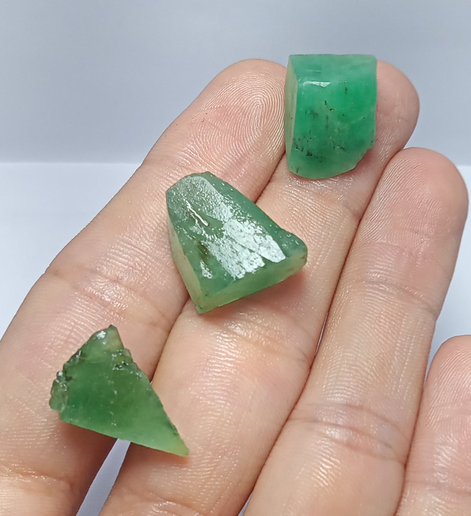 Big Emerald Rough Stone / Natural Zambian Emerald Rough Stone | Etsy