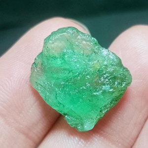 Big Emerald Rough Stone, Natural Zambian Emerald Rough, Raw Emerald, A+ ...