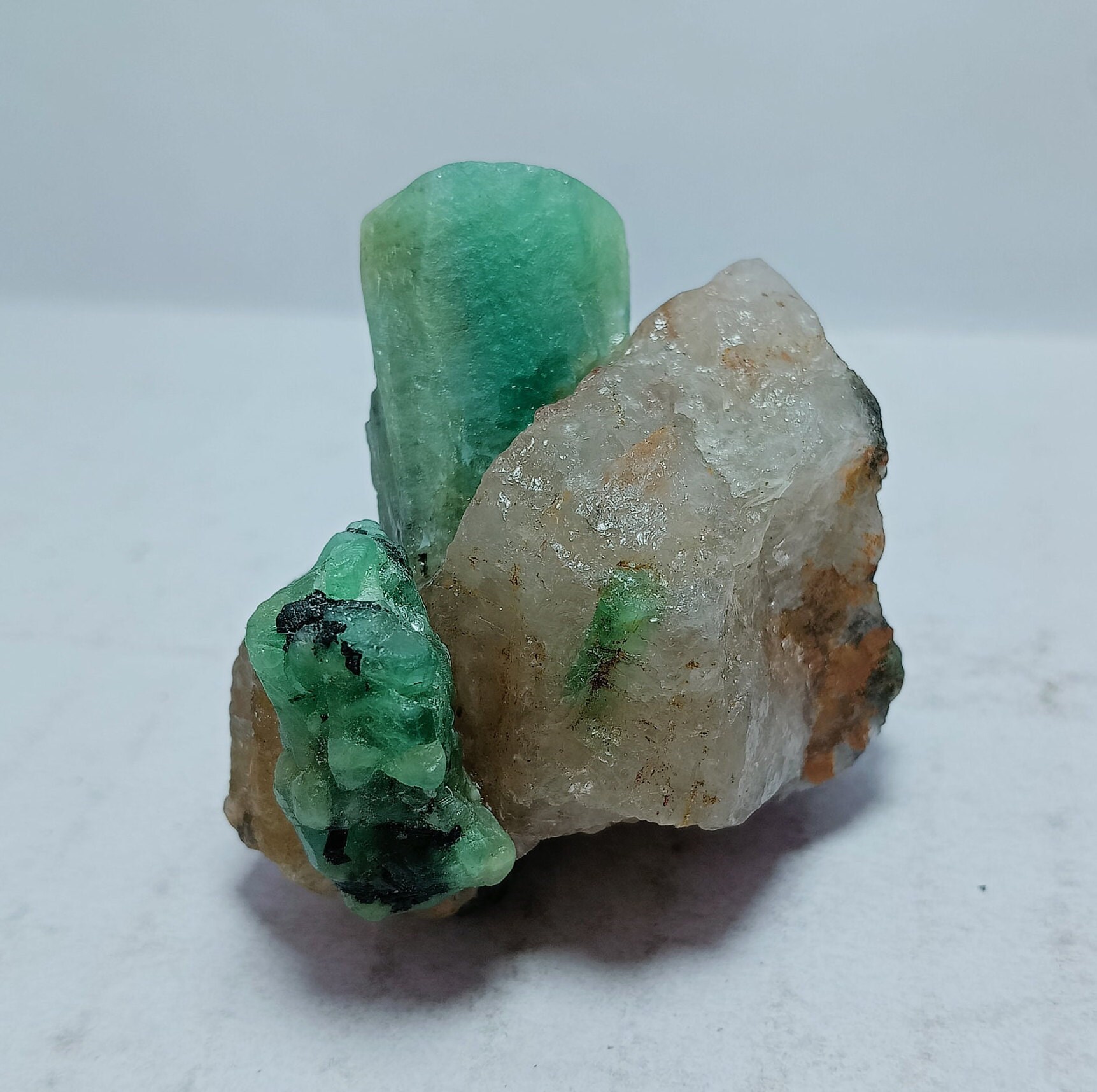 Big Emerald Rough Stone / Natural Zambian Emerald Rough Stone - Etsy