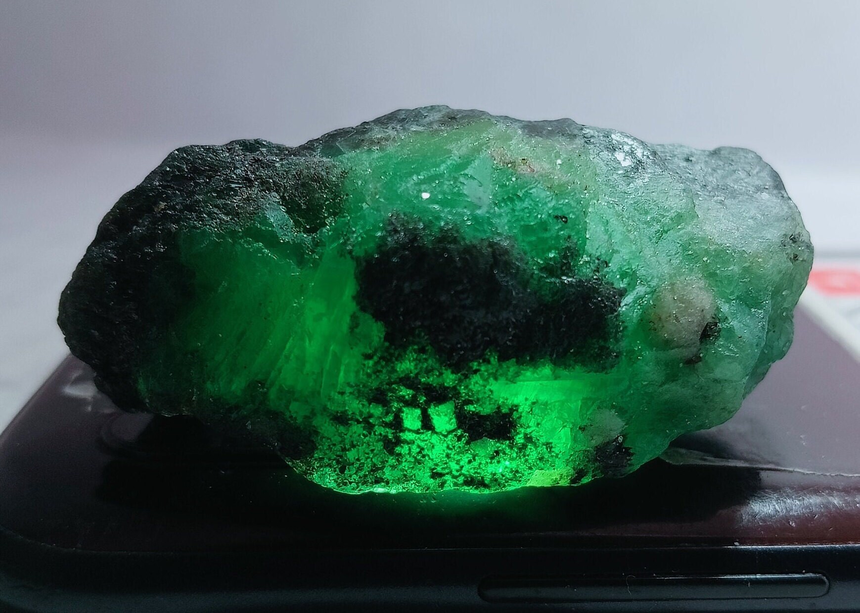 Big Emerald Rough Stone / Natural Zambian Emerald Rough Stone - Etsy