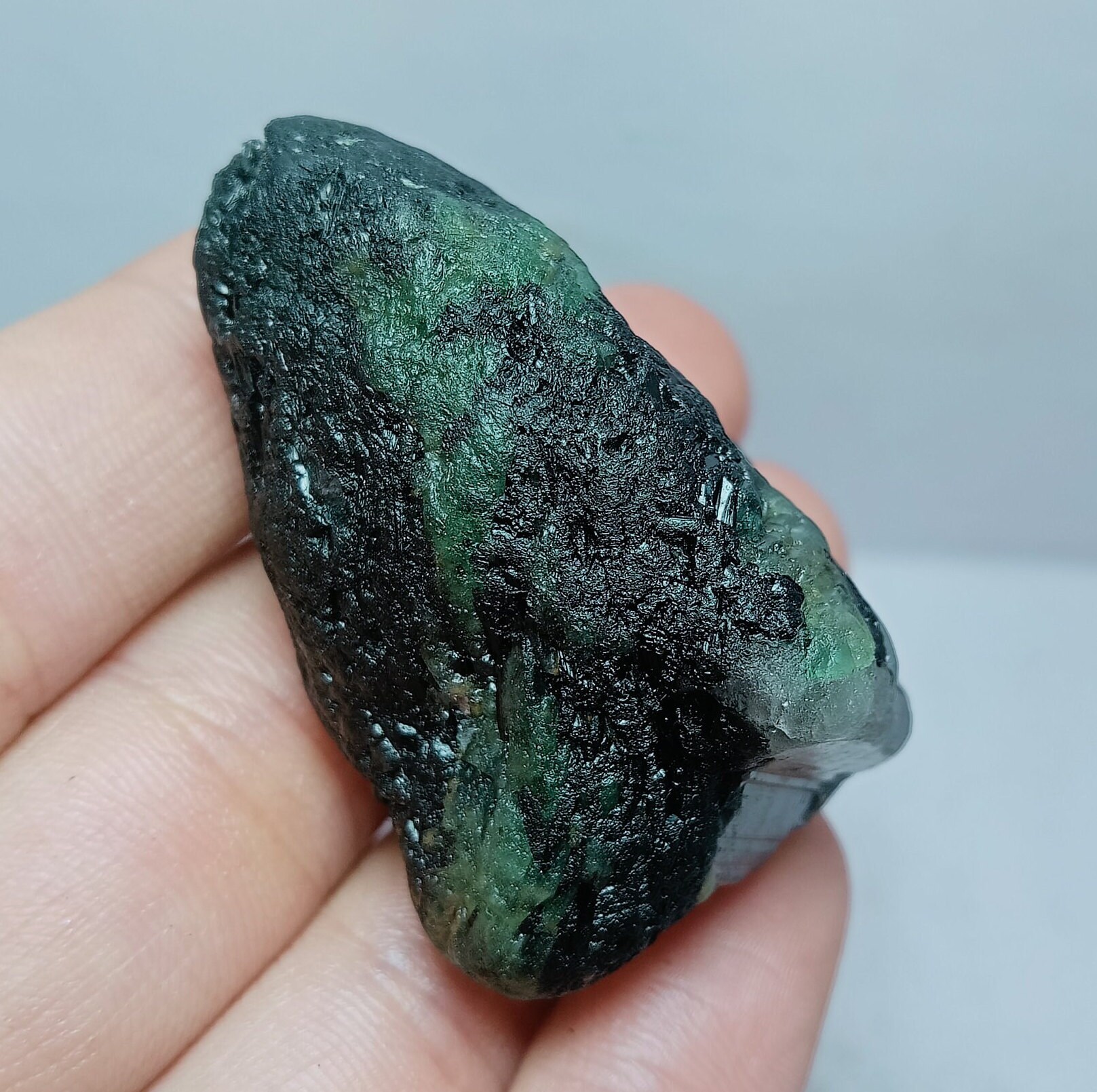 Big Emerald Rough Stone / Natural Zambian Emerald Rough Stone - Etsy