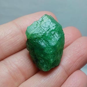 Big Emerald Rough Stone, Natural Zambian Emerald Rough, Raw Emerald ...