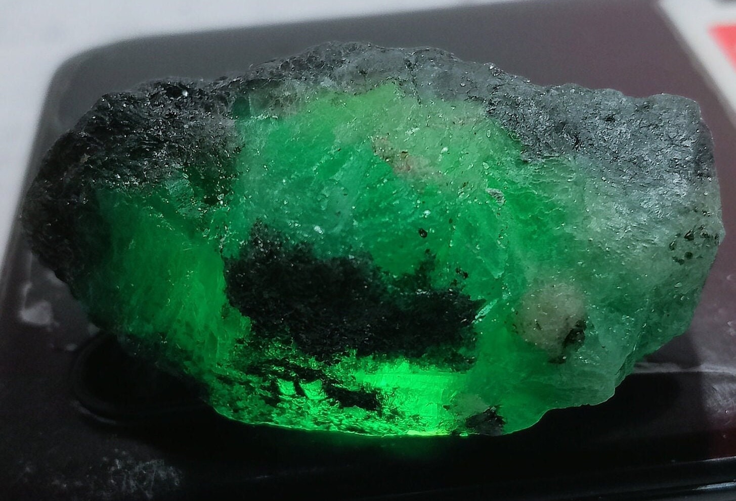 Big Emerald Rough Stone / Natural Zambian Emerald Rough Stone - Etsy