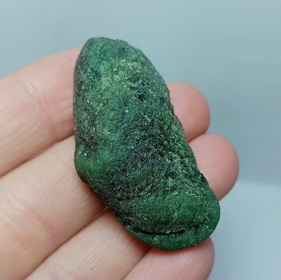 Big Emerald Rough Stone / Natural Zambian Emerald Rough Stone, Raw ...