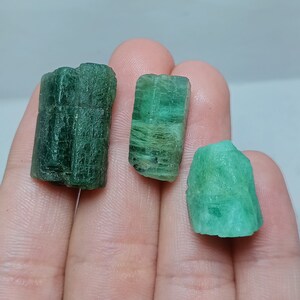 Big Emerald Rough Stone / Natural Zambian Emerald Rough Stone, Raw ...