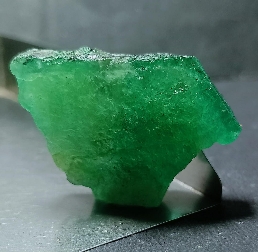 Big Emerald Rough Stone, Natural Zambian Emerald Rough, Raw Emerald, A+ ...