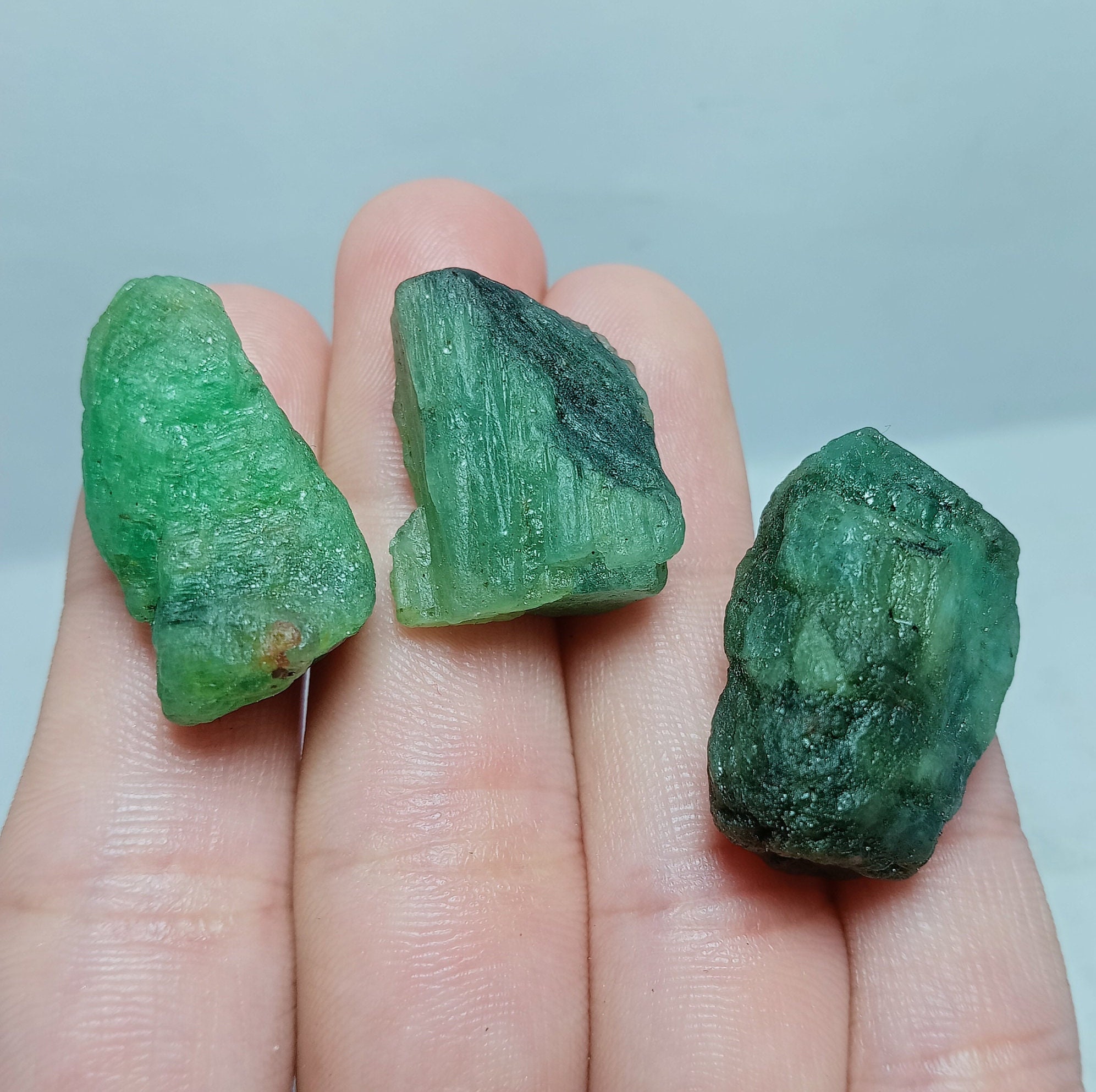 Emerald Rough / Natural Zambian Emerald Rough Stone Raw - Etsy