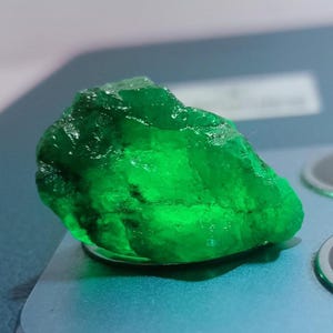Big Emerald Rough Stone, Natural Zambian Emerald Rough, Raw Emerald ...
