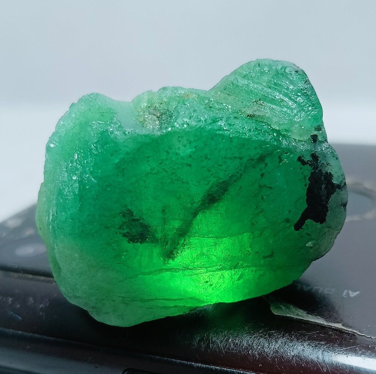 Big Emerald Rough Stone / Natural Zambian Emerald Rough Stone - Etsy