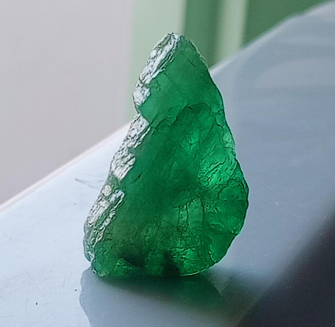Big Emerald Rough Stone / Natural Zambian Emerald Rough Stone ...