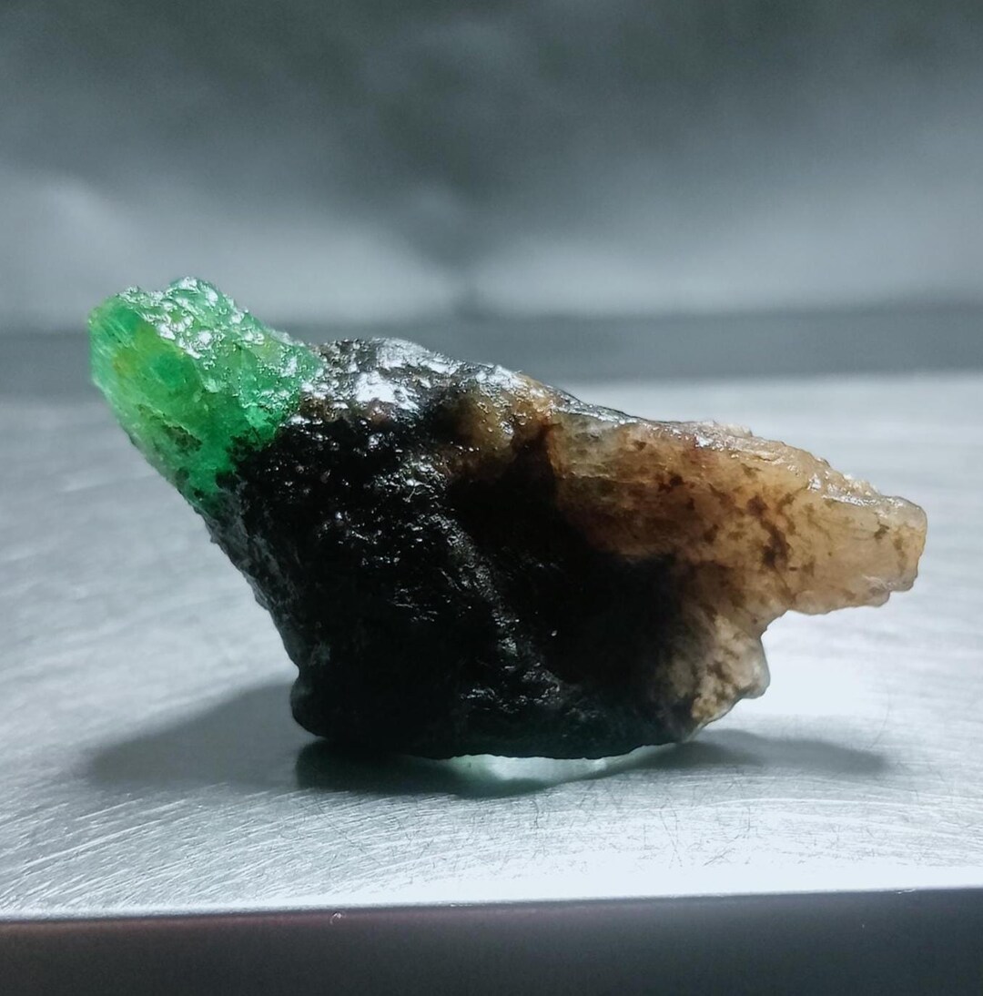 Big Emerald Rough Stone, Natural Colombian Emerald Rough Stone, Raw ...
