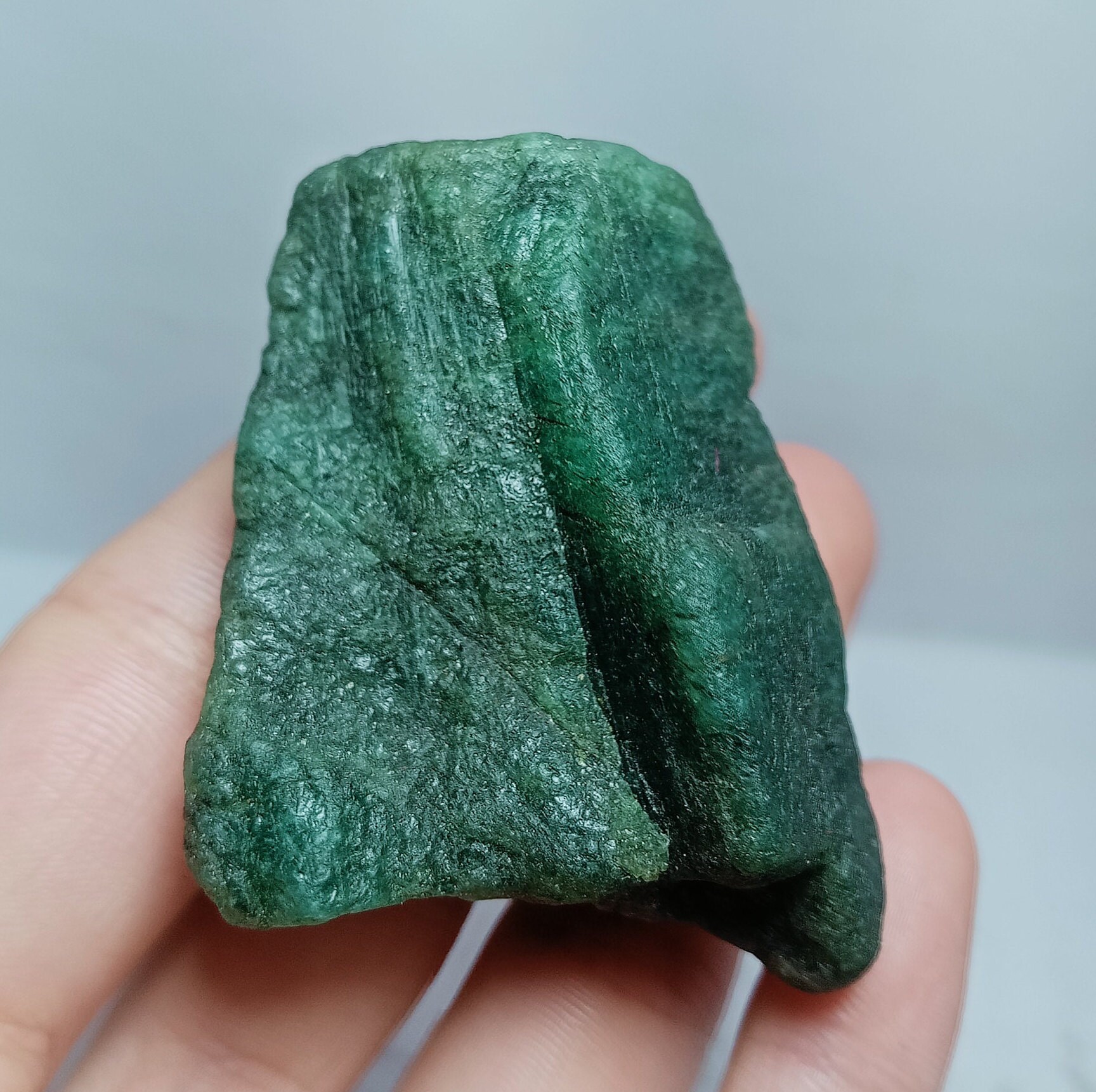 Big Emerald Rough Stone / Natural Colambian Emerald Rough - Etsy
