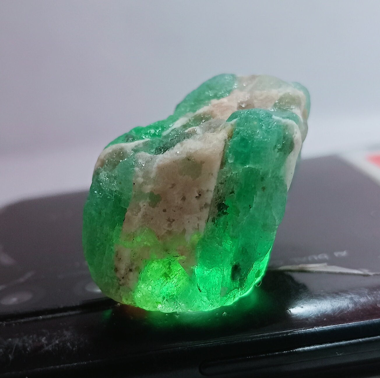 Big Emerald Rough Stone / Natural Zambian Emerald Rough Stone - Etsy