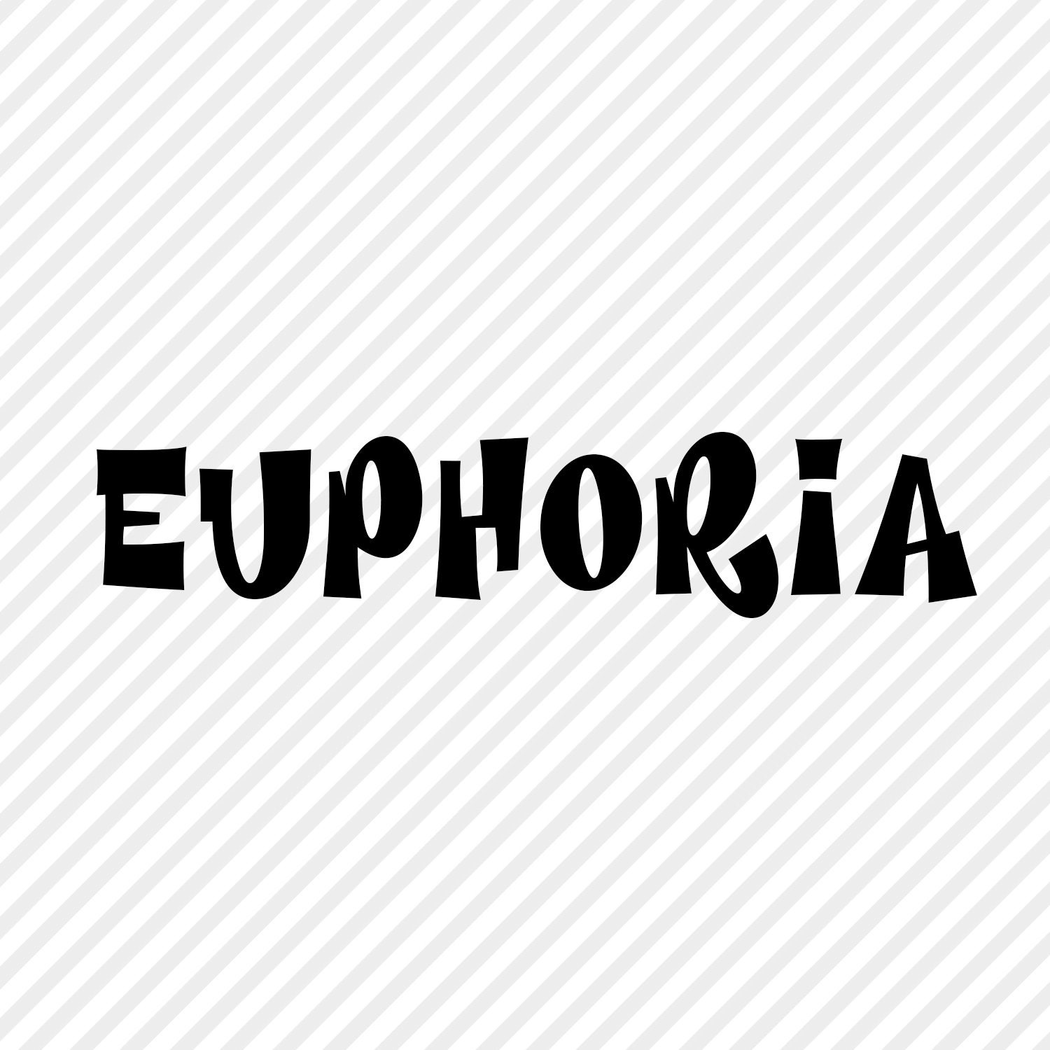 SVG for cricut euphoria dripping text Art & Collectibles Digital ...