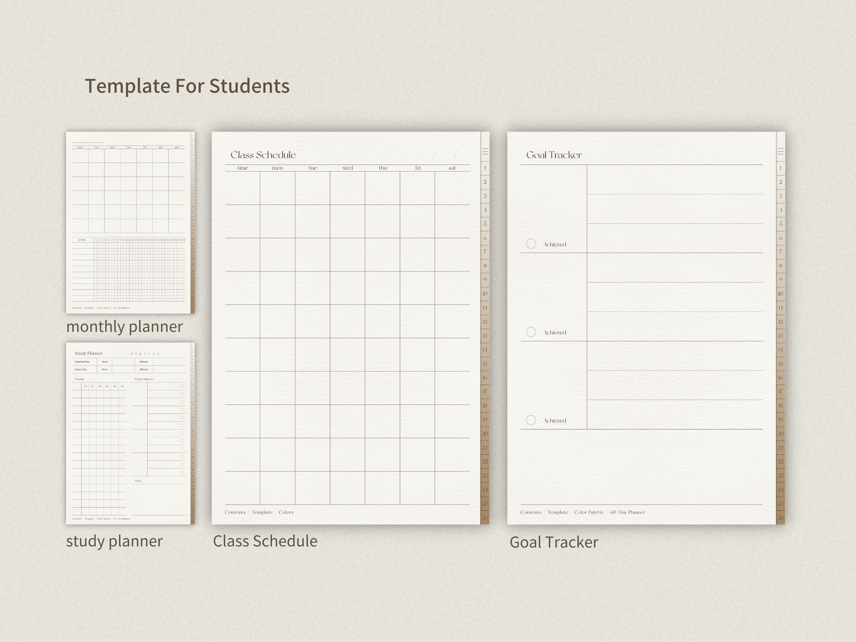 Digital Notebook | Paper Texture | Goodnotes/ Notability/ Collanote ...