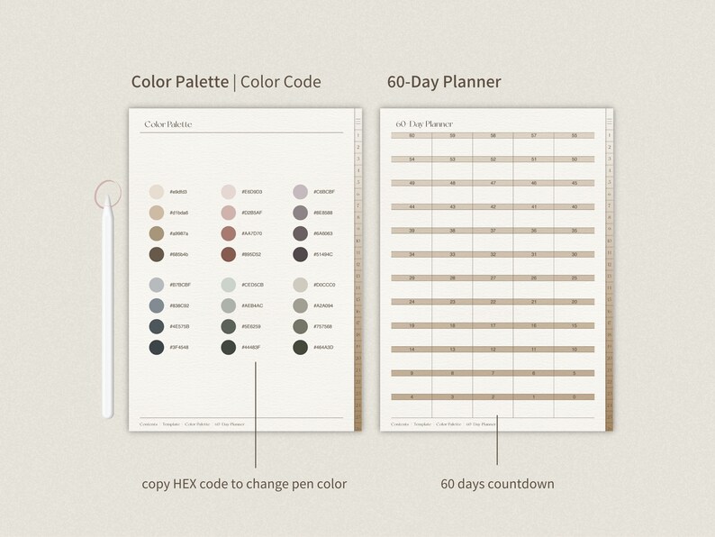 Digital Notebook | Paper Texture | Goodnotes/ Notability/ Collanote ...