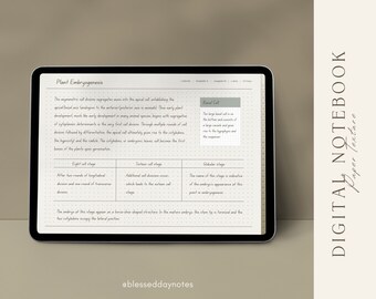 Digital Notebook Landscape Paper Texture Goodnotes/ Notability ...