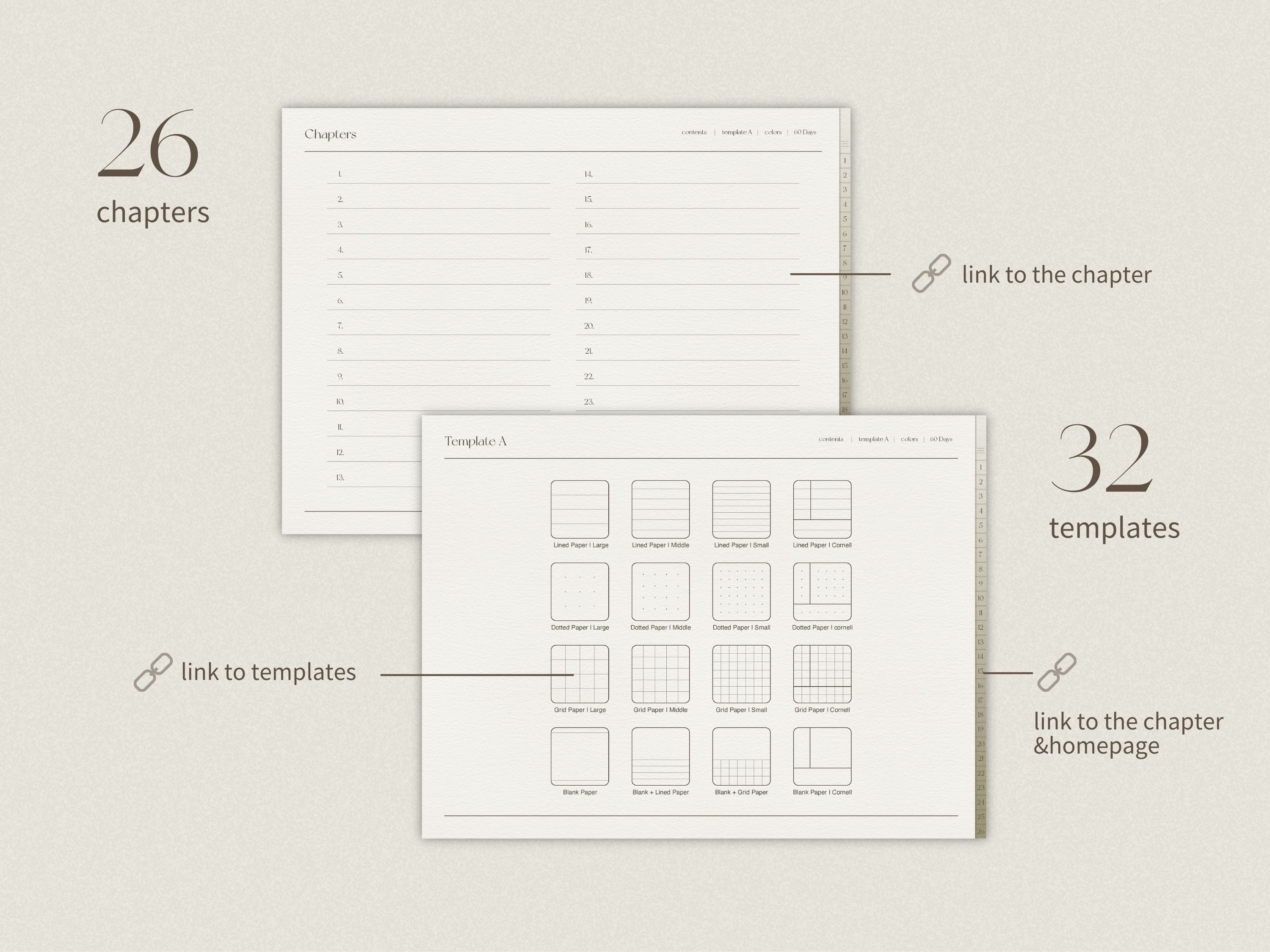 Digital Notebook Landscape Paper Texture Goodnotes/ Notability ...