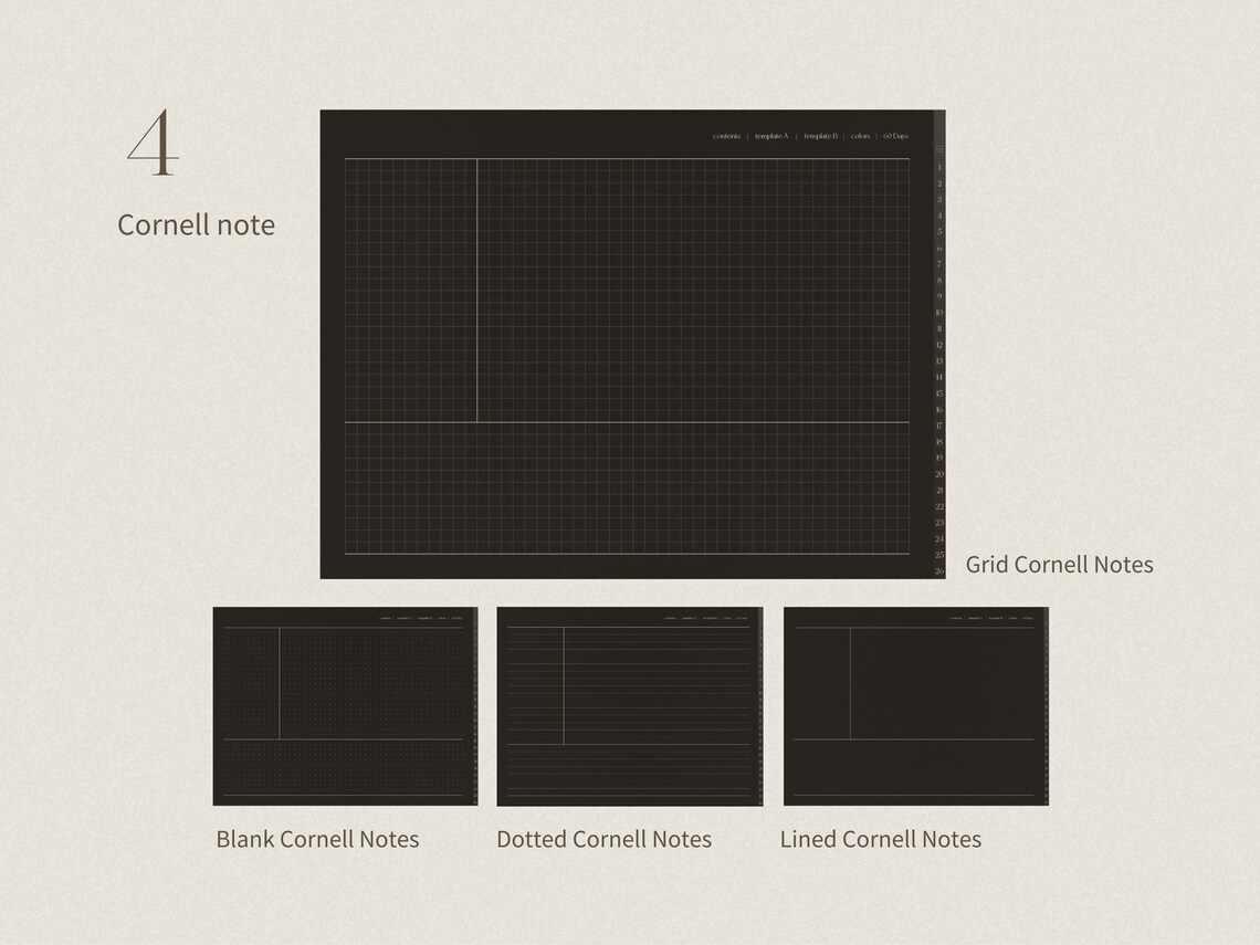 Digital Notebook Landscape Paper Texture Goodnotes/ Notability ...