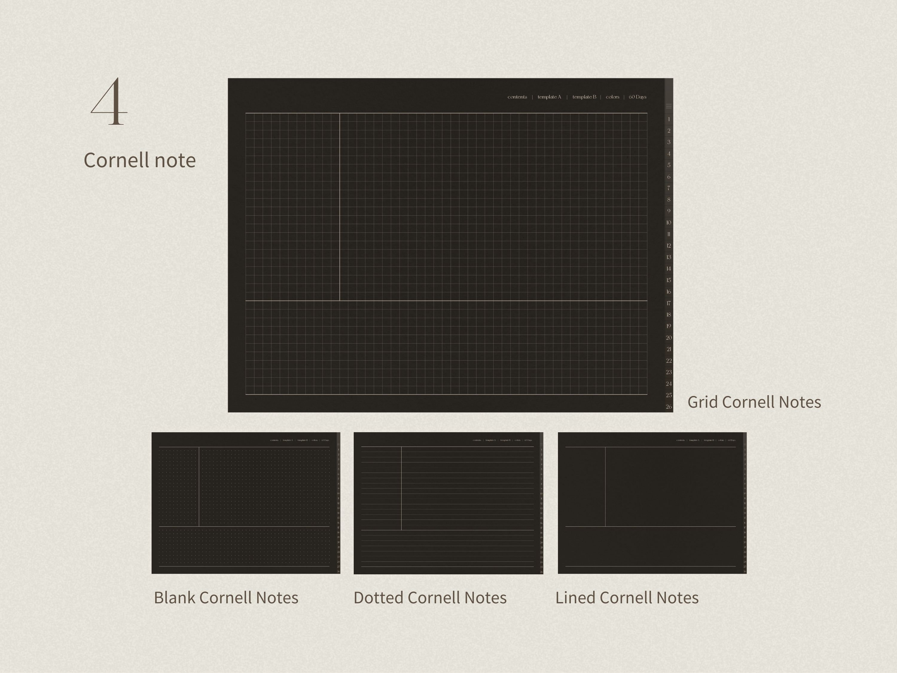 Digital Notebook Landscape Paper Texture Goodnotes/ Notability ...