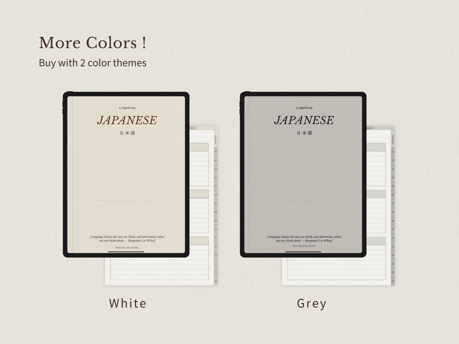 Japanese Language Learning Digital Notebook | | Goodnotes/ Notability ...