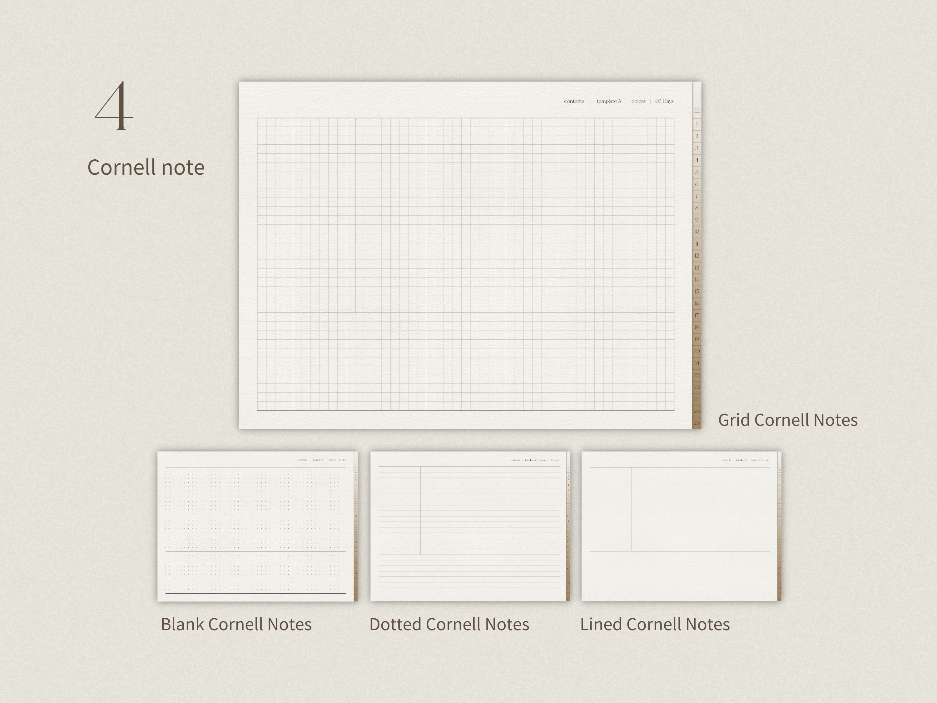 Digital Notebook Landscape Paper Texture Goodnotes/ Notability ...