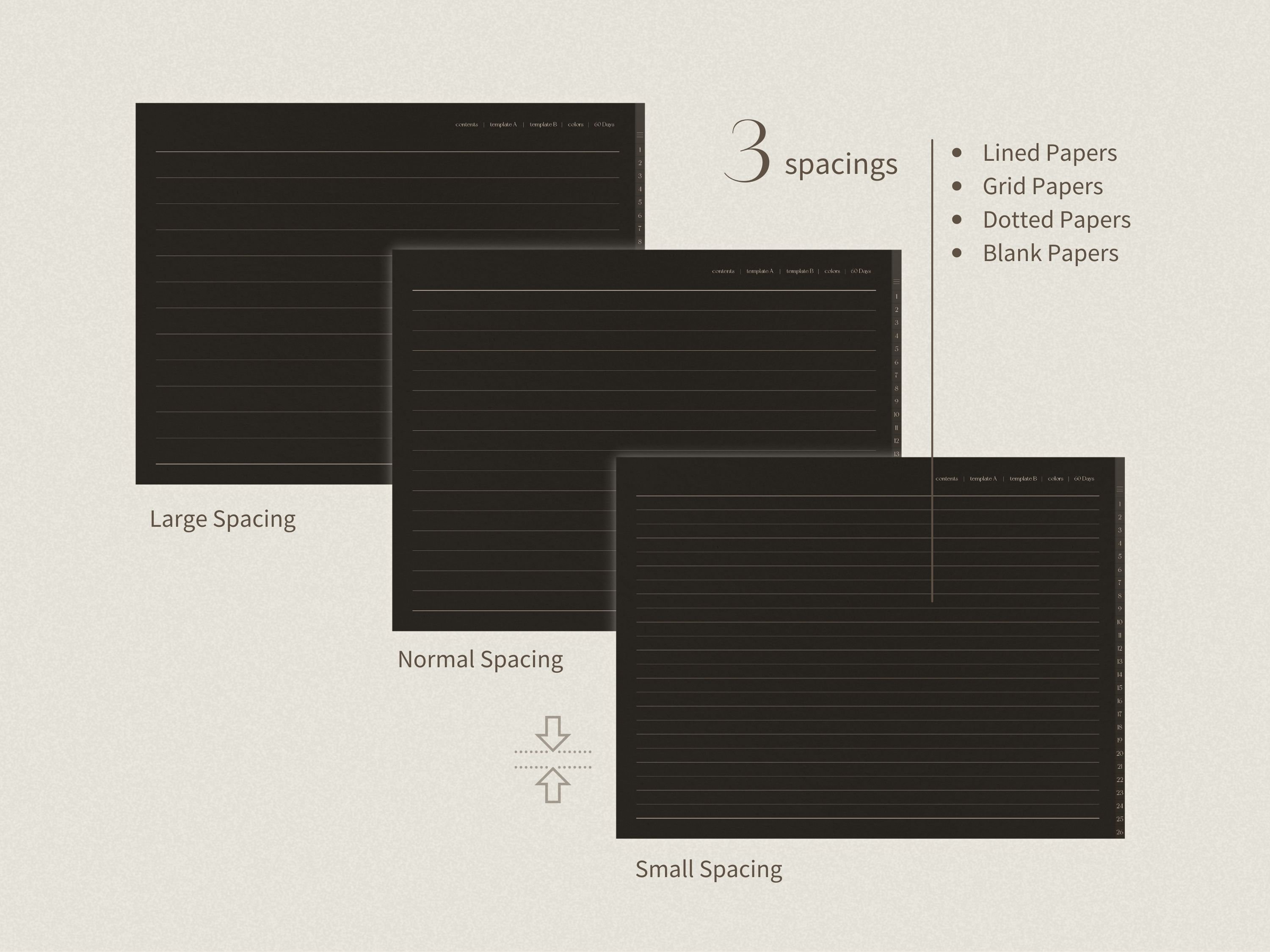 Digital Notebook Landscape Paper Texture Goodnotes/ Notability ...