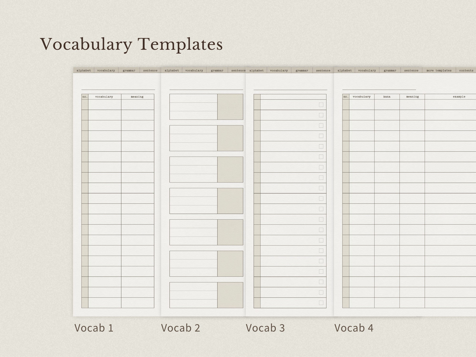Japanese Language Learning Digital Notebook | | Goodnotes/ Notability ...