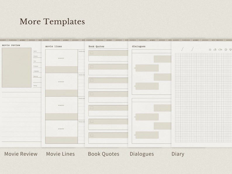 Korean Language Learning Digital Notebook | | Goodnotes/ Notability ...