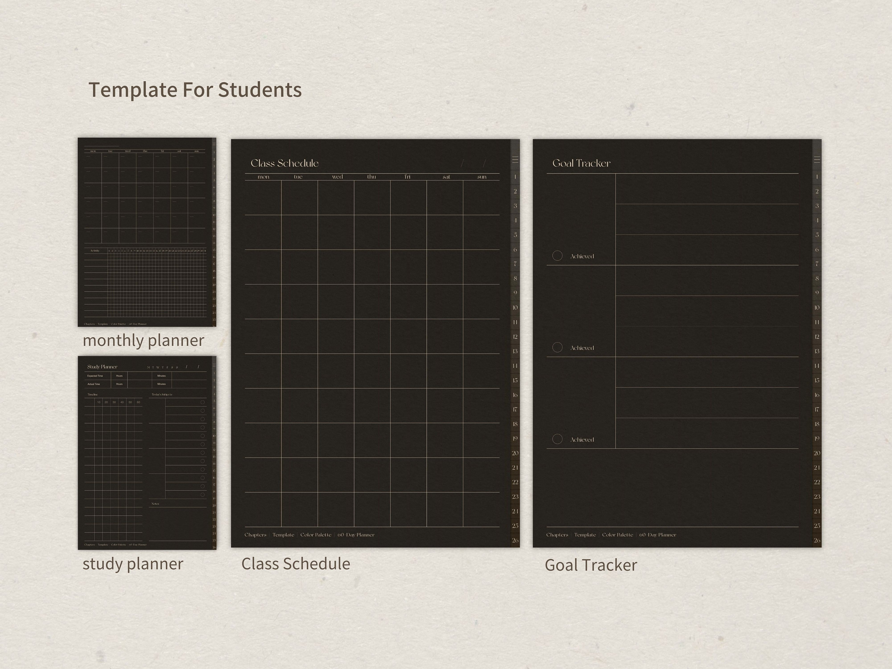 Digital Notebook | Paper Texture | Goodnotes/ Notability/ Collanote ...