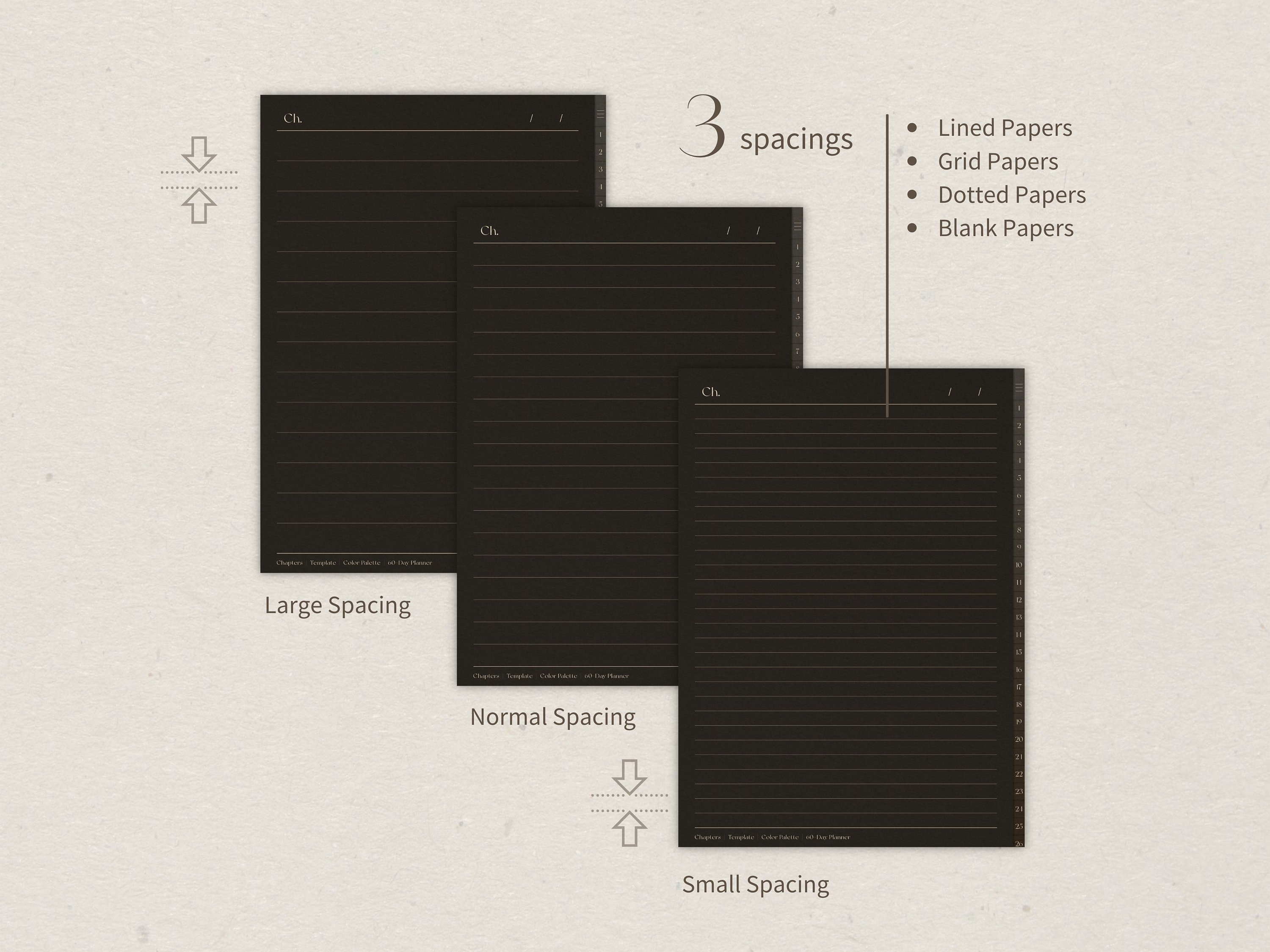 Digital Notebook | Paper Texture | Goodnotes/ Notability/ Collanote ...