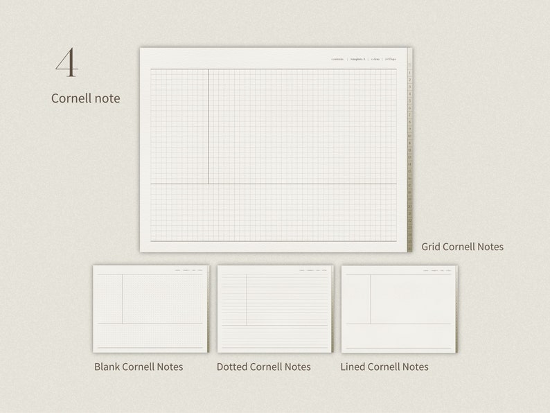 Digital Notebook | Landscape | Paper Texture | Goodnotes/ Notability ...
