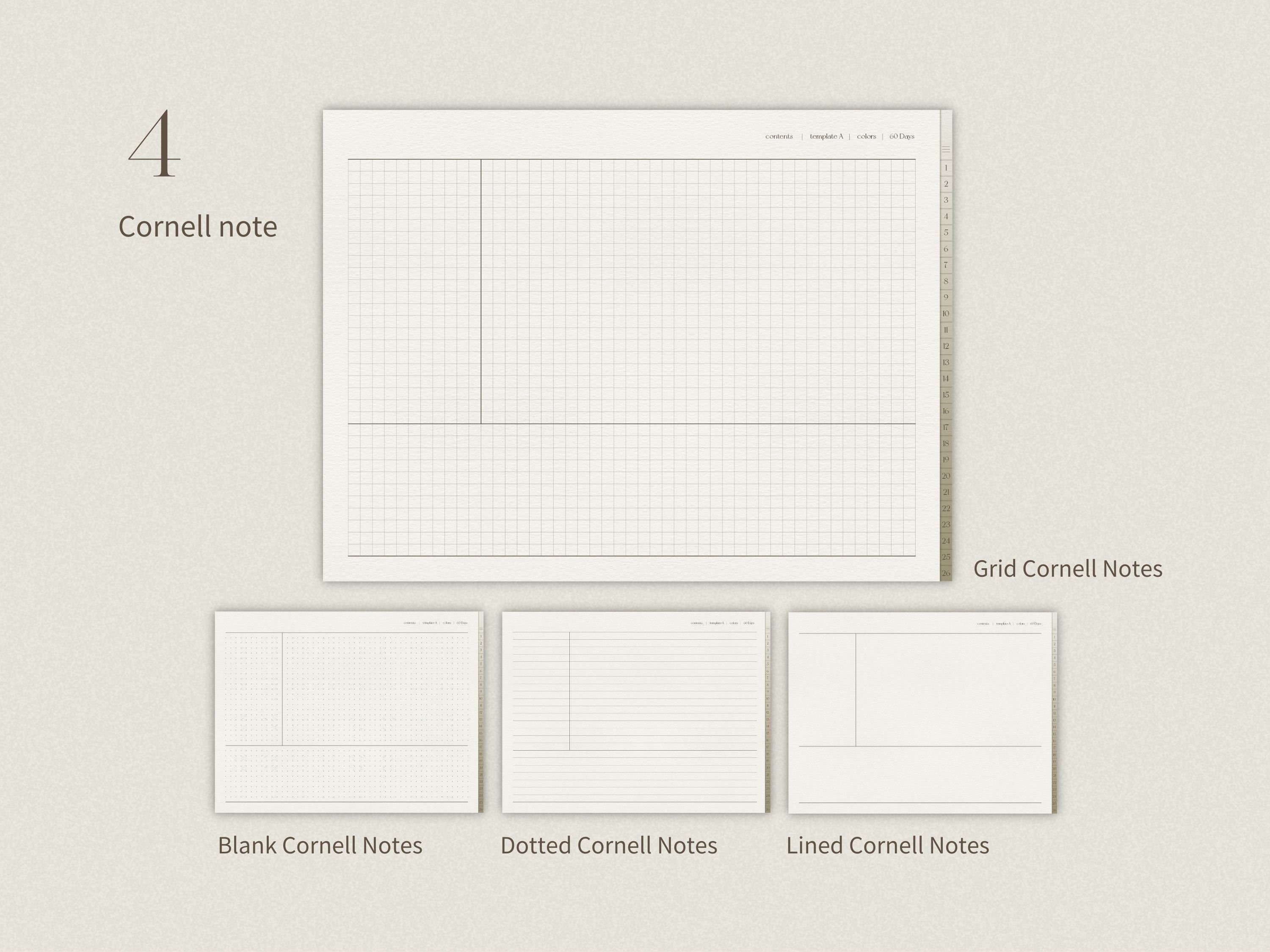 Digital Notebook | Landscape | Paper Texture | Goodnotes/ Notability ...