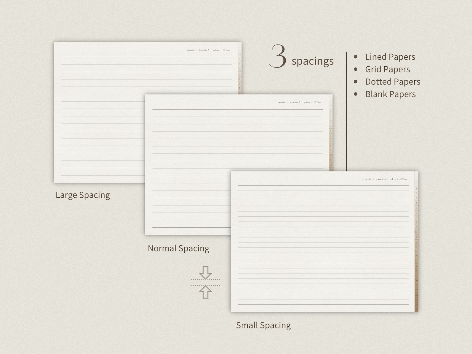 Digital Notebook | Landscape | Paper Texture | Goodnotes/ Notability ...