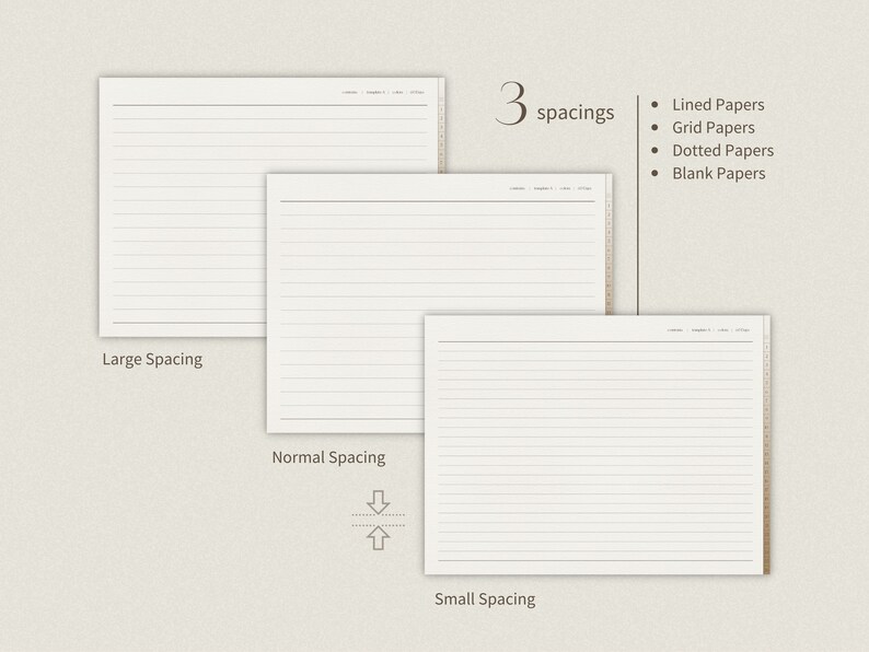 Digital Notebook | Landscape | Paper Texture | Goodnotes/ Notability ...