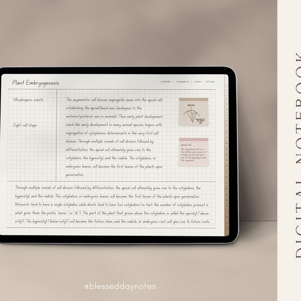 Goodnotes Landscape Note Paper - Etsy UK