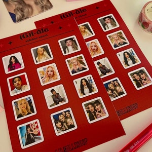 Gi-dle Sticker Sheet, Kpop Sticker Sheet, Kpop Stickers, Gidle Stickers ...
